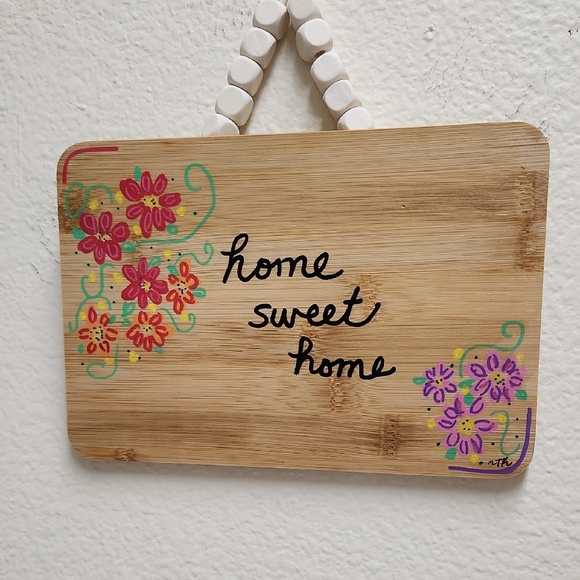 Hand Crafted | Wall Decor | Handcrafted Home Sweet Home Sign 6 X 9 Inch ...